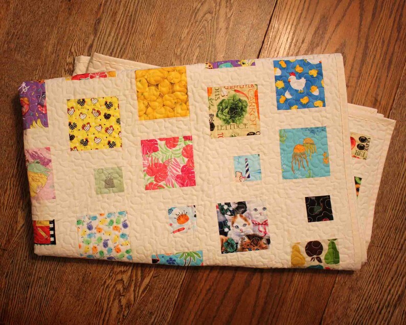 Eye Spy Quilt I Spy Quilt Heirloom Handmade - Etsy
