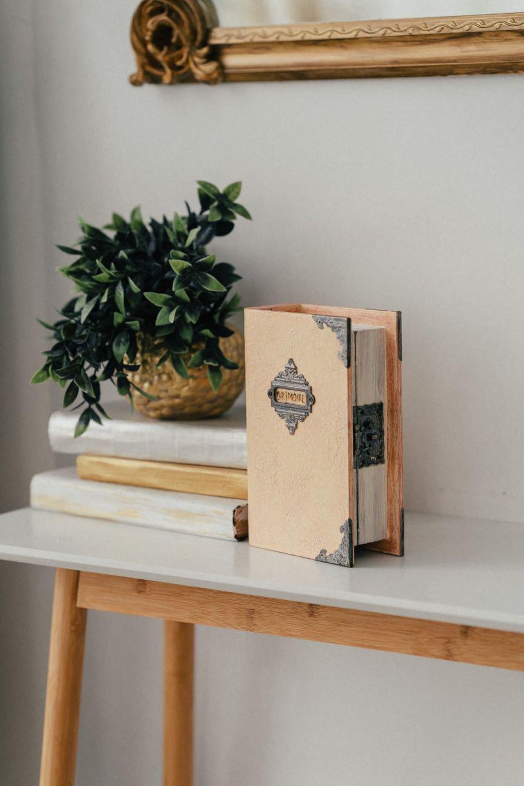 Secret Book Storage, Wooden Hollow Book Safe, Book Box, Gift for Book ...