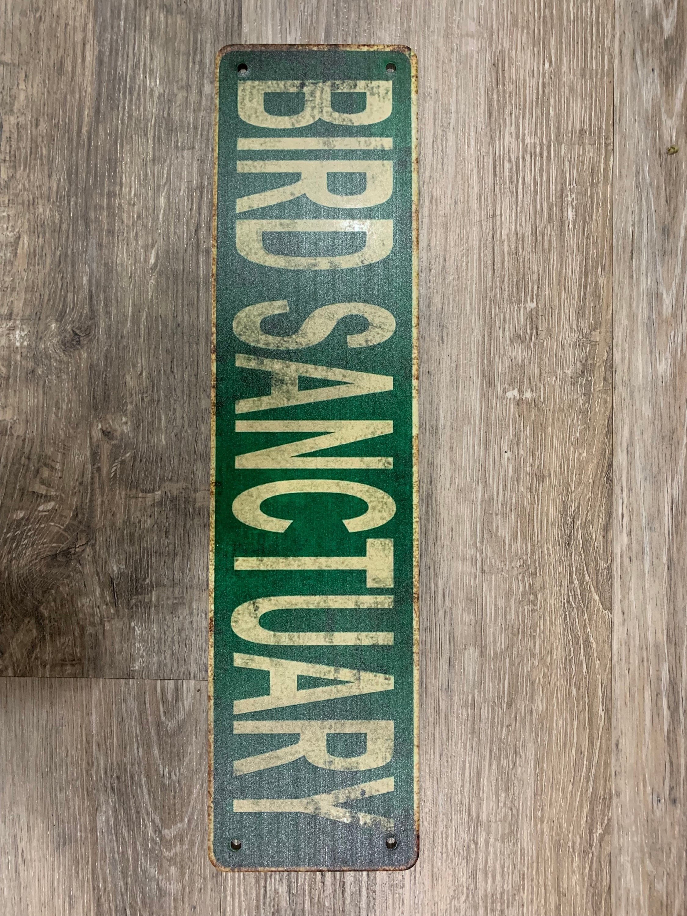 Vintage Look Bird Sanctuary Sign - Etsy