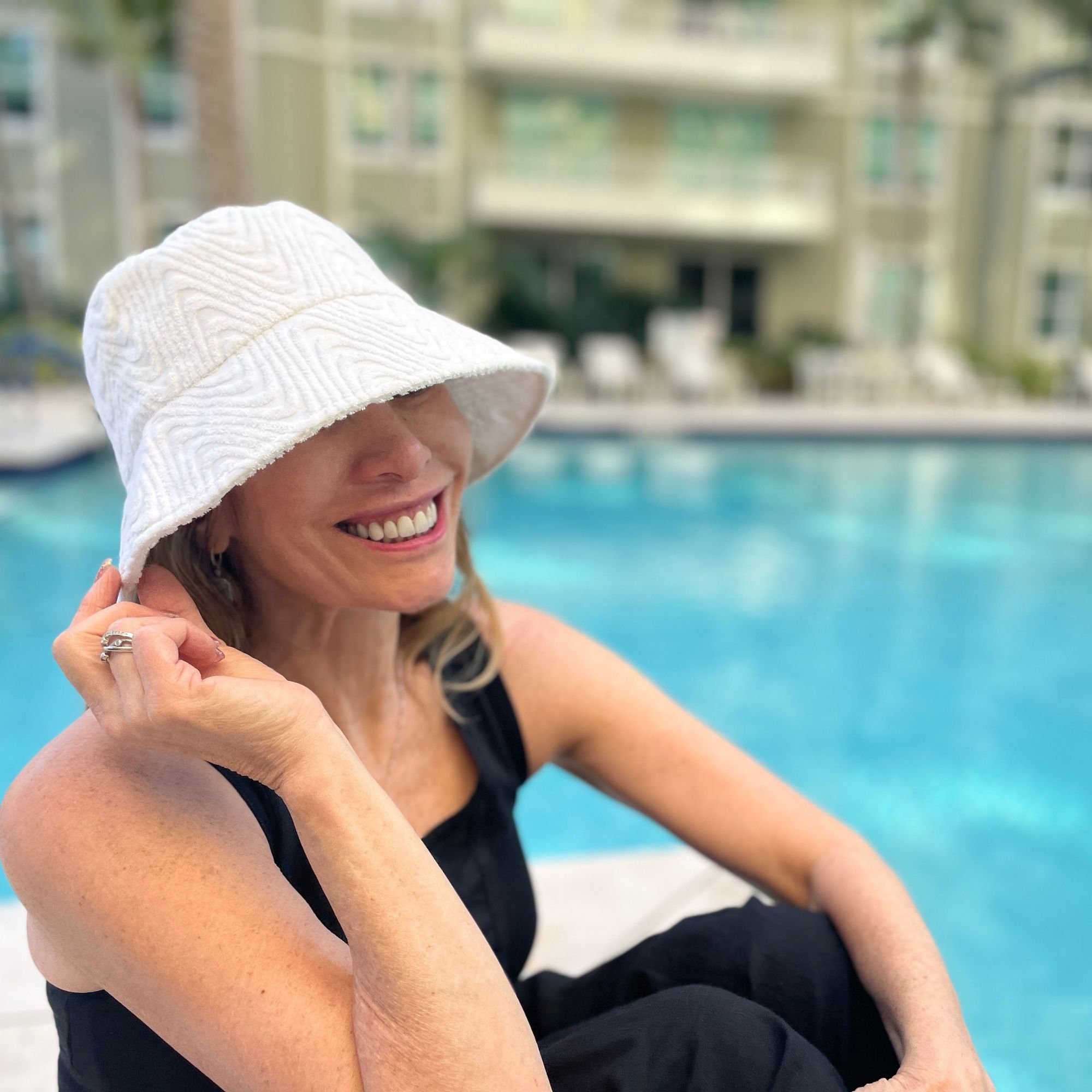 Textured Terry Bucket Hat - Unique and Comfortable Summer Essential - Etsy