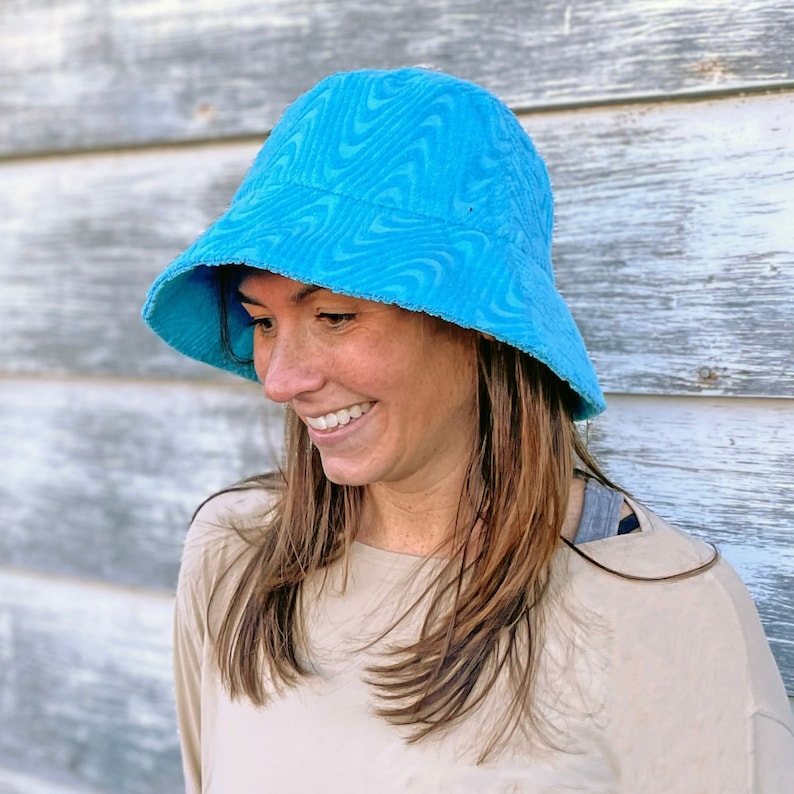 Textured Terry Bucket Hat - Unique and Comfortable Summer Essential - Etsy