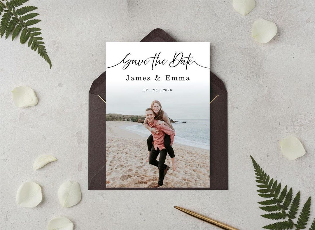 The Signature Collection: Save the Date Wedding - Etsy