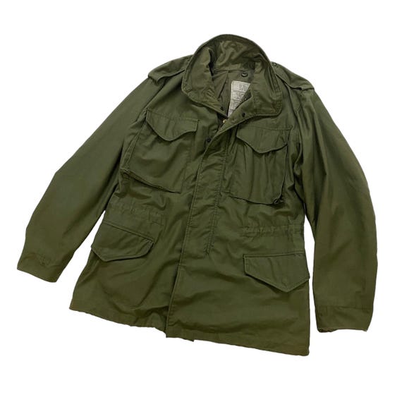 Vintage Field jacket m65 Alpha Industries Made In USA… - Gem