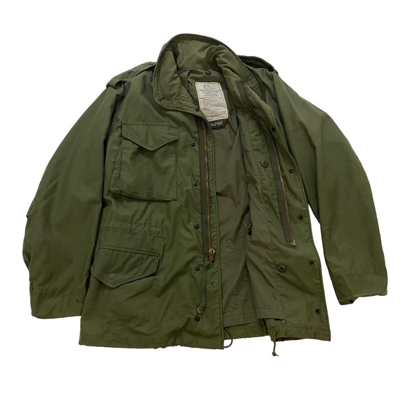 Vintage Field Jacket M65 Alpha Industries Made in USA Size Small ...