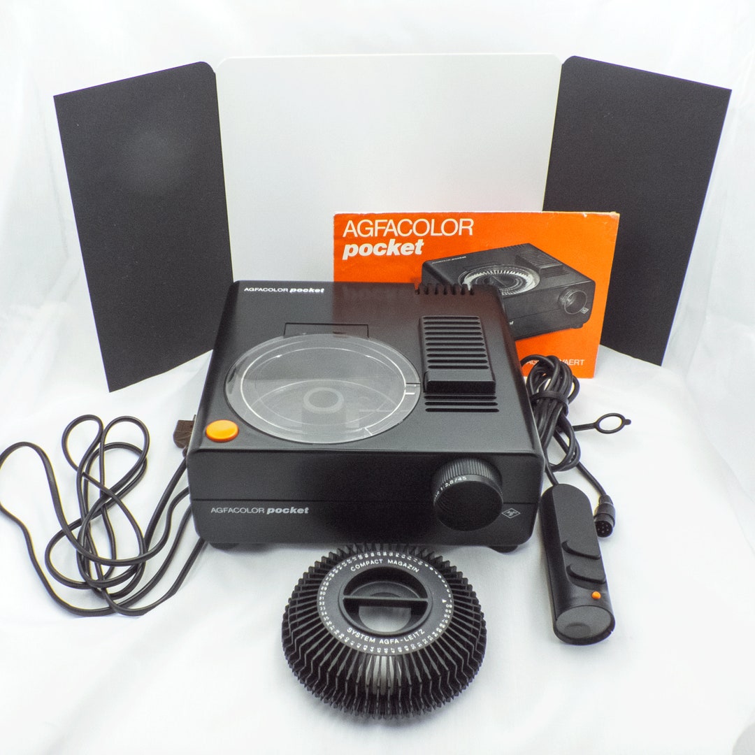 Vintage Agfacolor Pocket Projector 1980s 110 Color Transparency ...