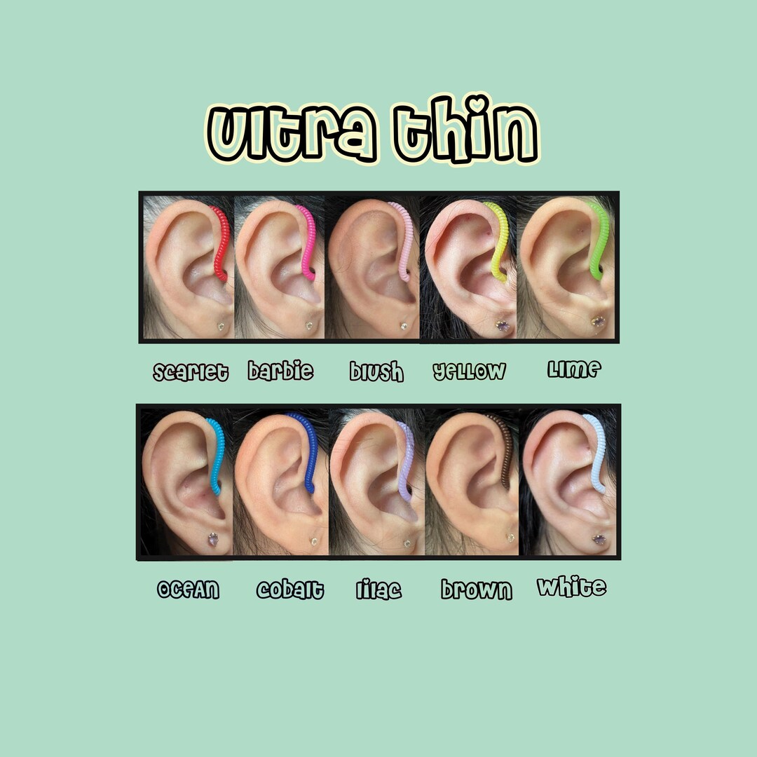 Ultra Thin Hearing Aid Tube Twists, Hearing Aid Cable Coils, Hearing ...