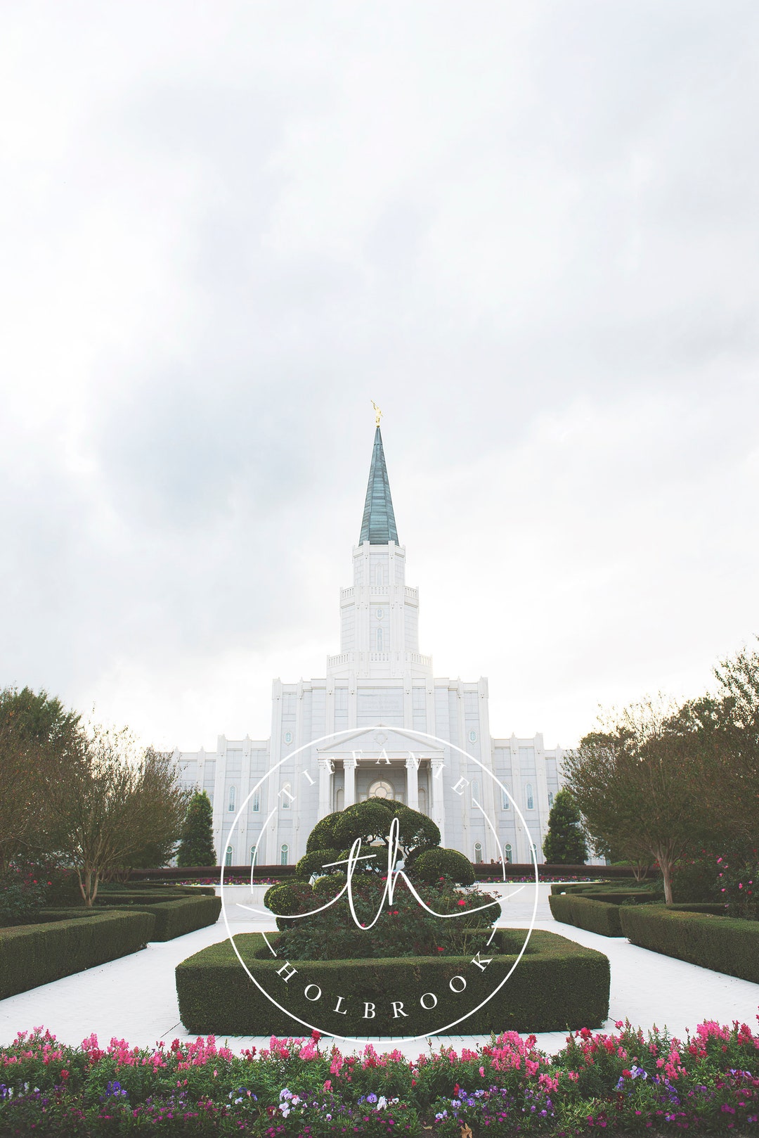 Houston Temple Digital Image - Etsy