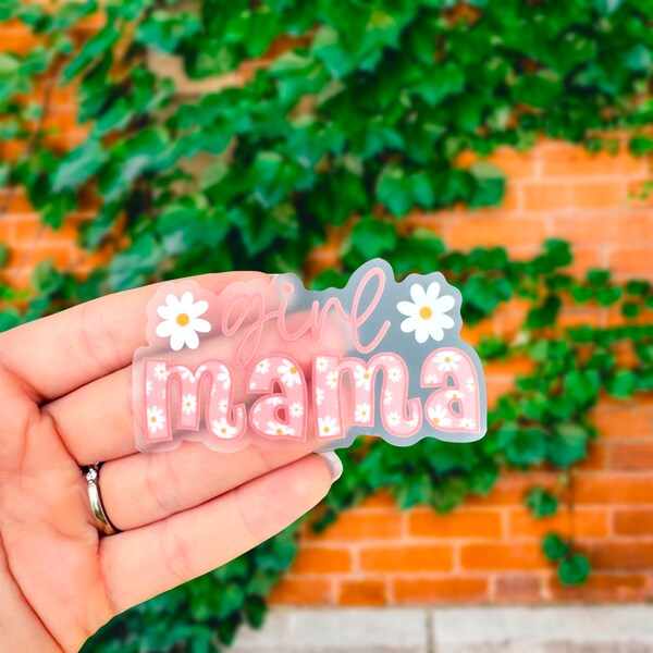 Girl Mom Sticker - Etsy