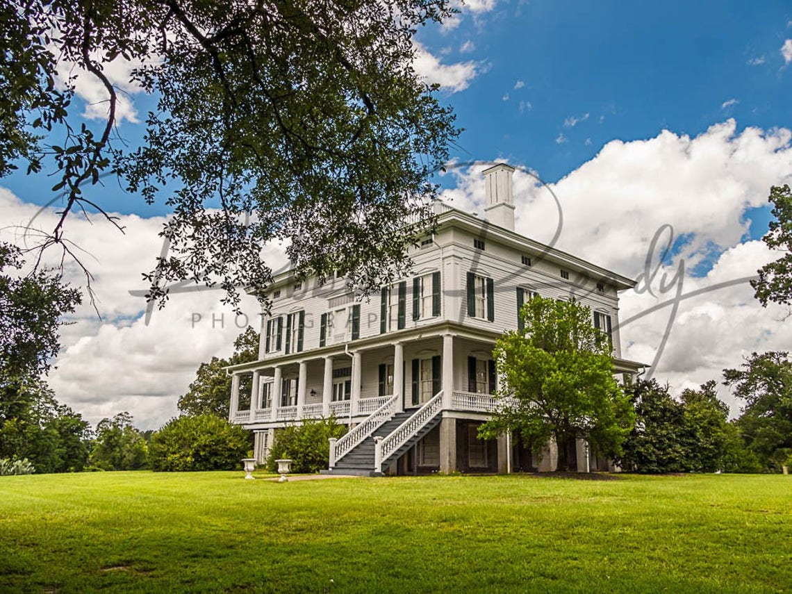 Redcliffe Plantation Historic Mansion Photography Print - Etsy