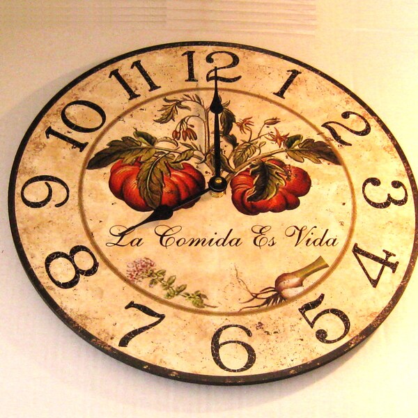 Kitchen Wall Clock - Etsy