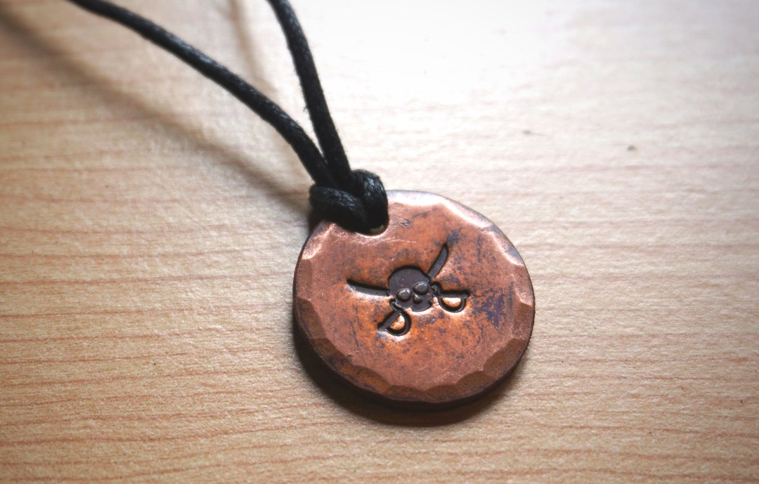 Pirate Blacksmith Copper Pendant - Etsy