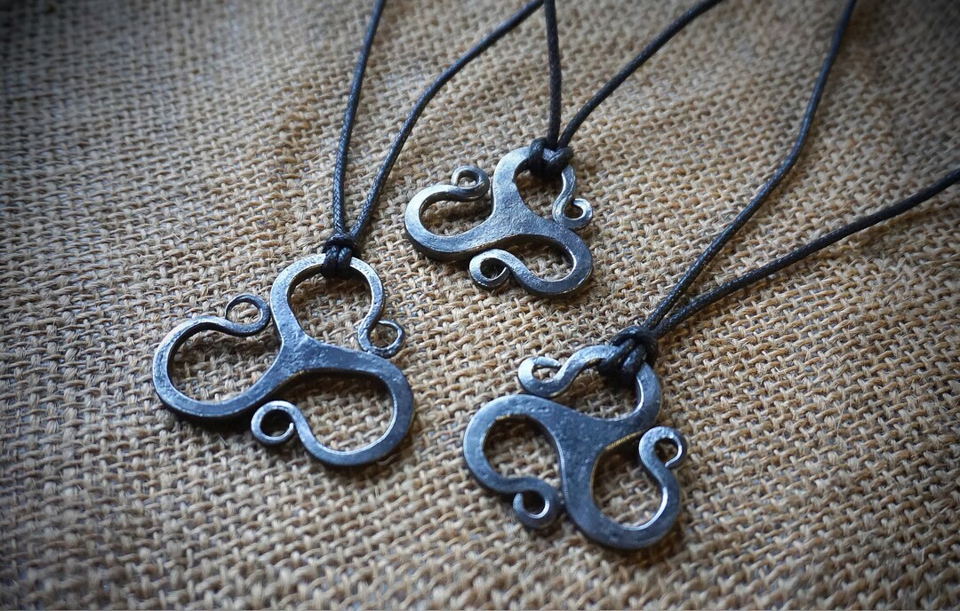 Triskelion Blacksmith Pendant - Etsy