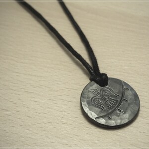 Viking Raven Blacksmith Pendant - Etsy