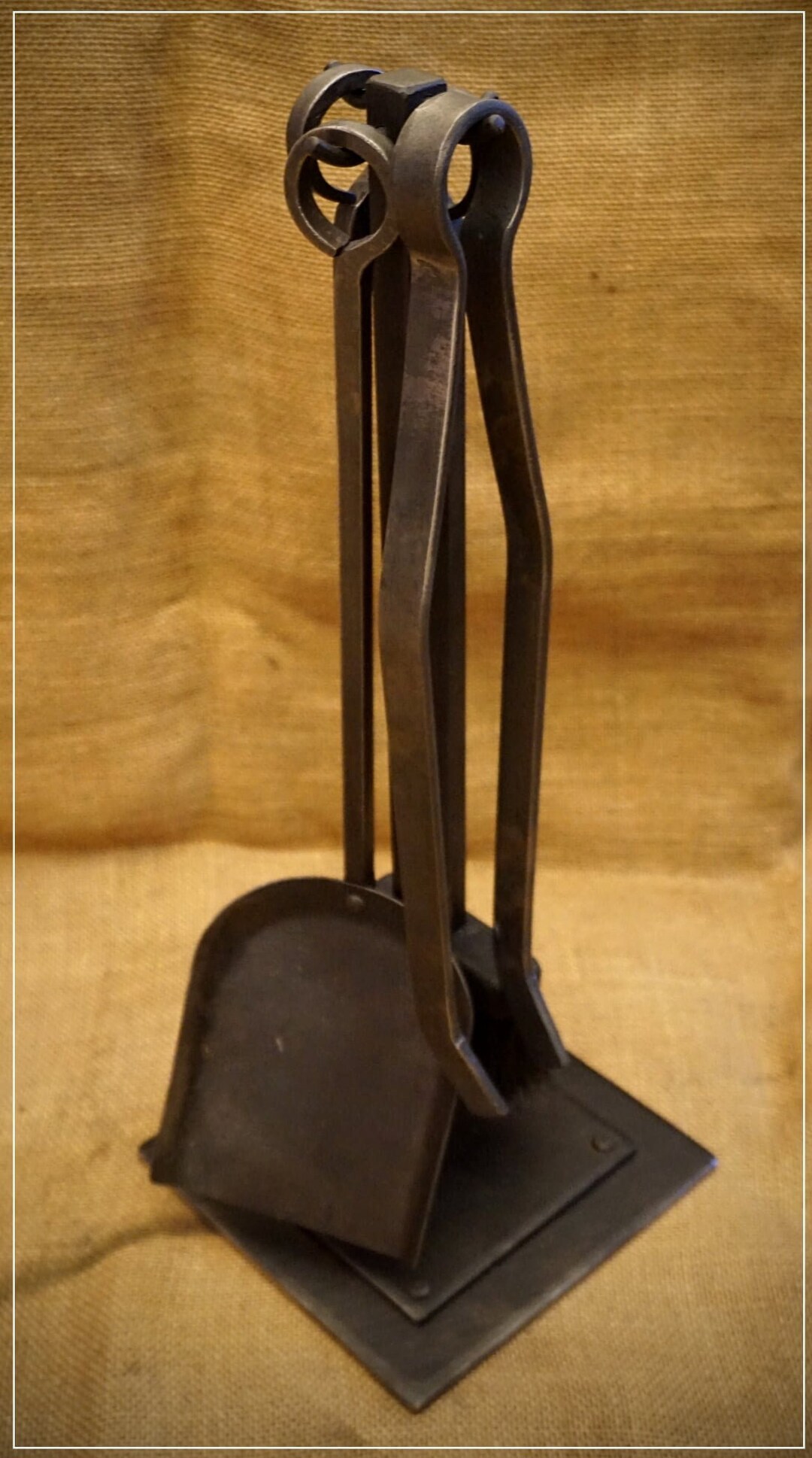 Simple Blacksmith Fire Companion Set and Stand - Etsy