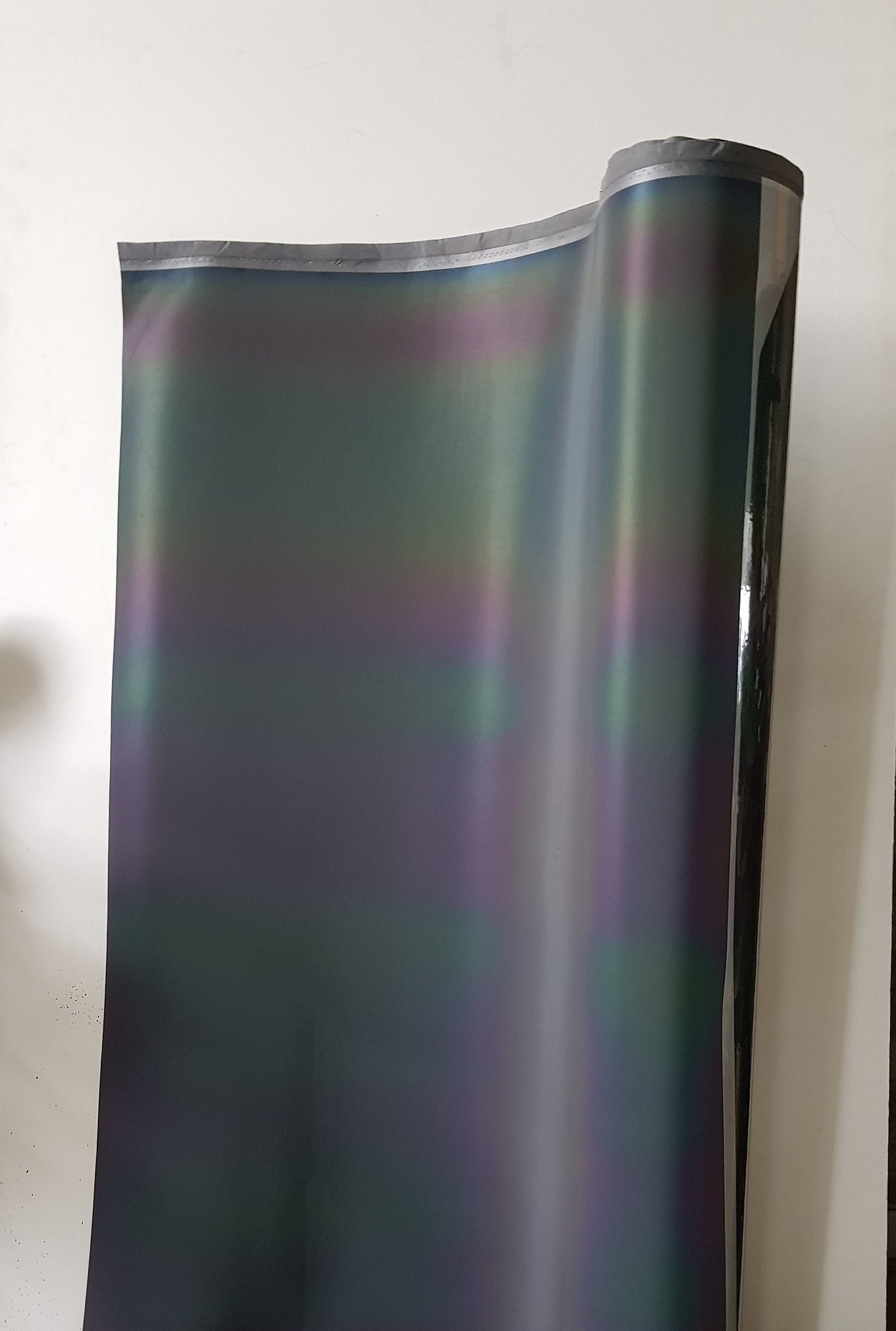 Reflective Iridescent Vegan Leather Rainbow Leatherette Fabric - Etsy UK