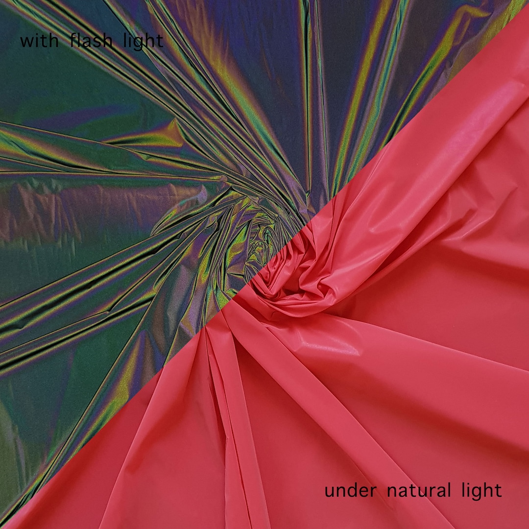Red Rainbow Reflective PL WOVEN Fabric, High-vis, Multicoloured ...