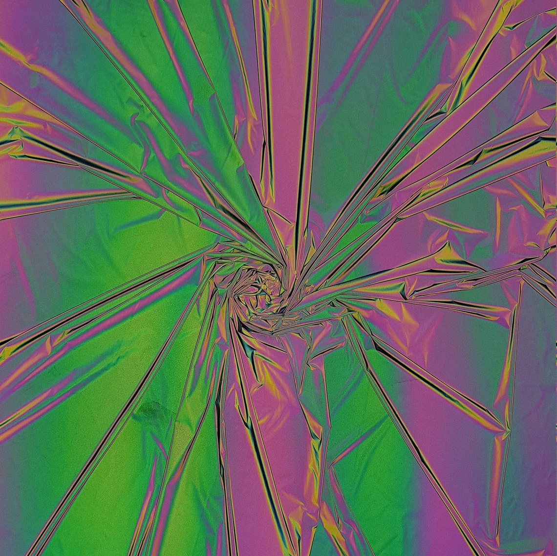 Deep Blue Rainbow Reflective PL WOVEN Fabric High-vis | Etsy