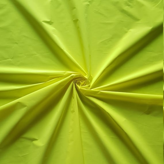 Neon Yellow Reflective PL WOVEN Fabric High-vis High | Etsy