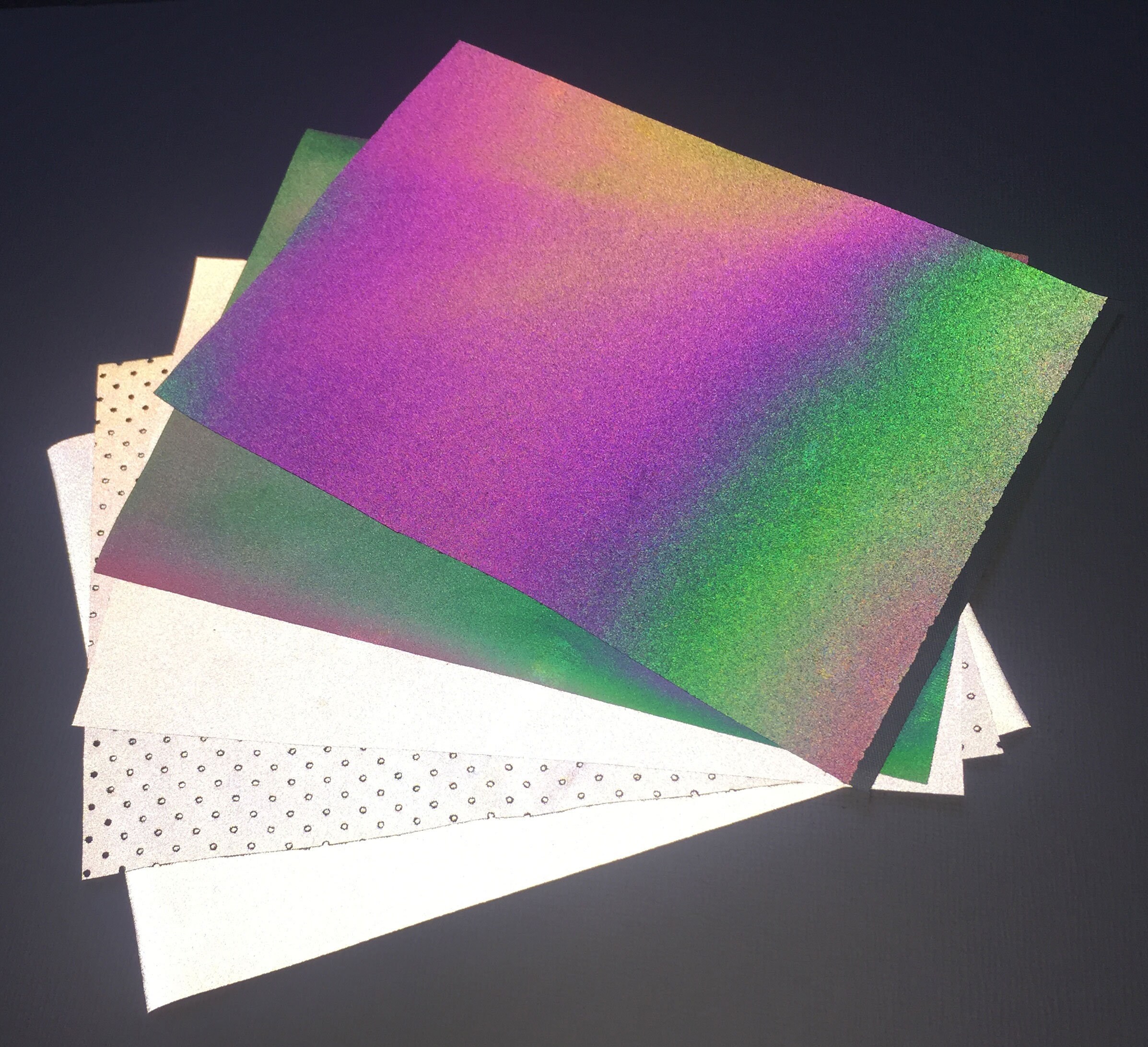 5x Reflective High-vis Fabric Sample Card, Fabric Swatches, Materials ...