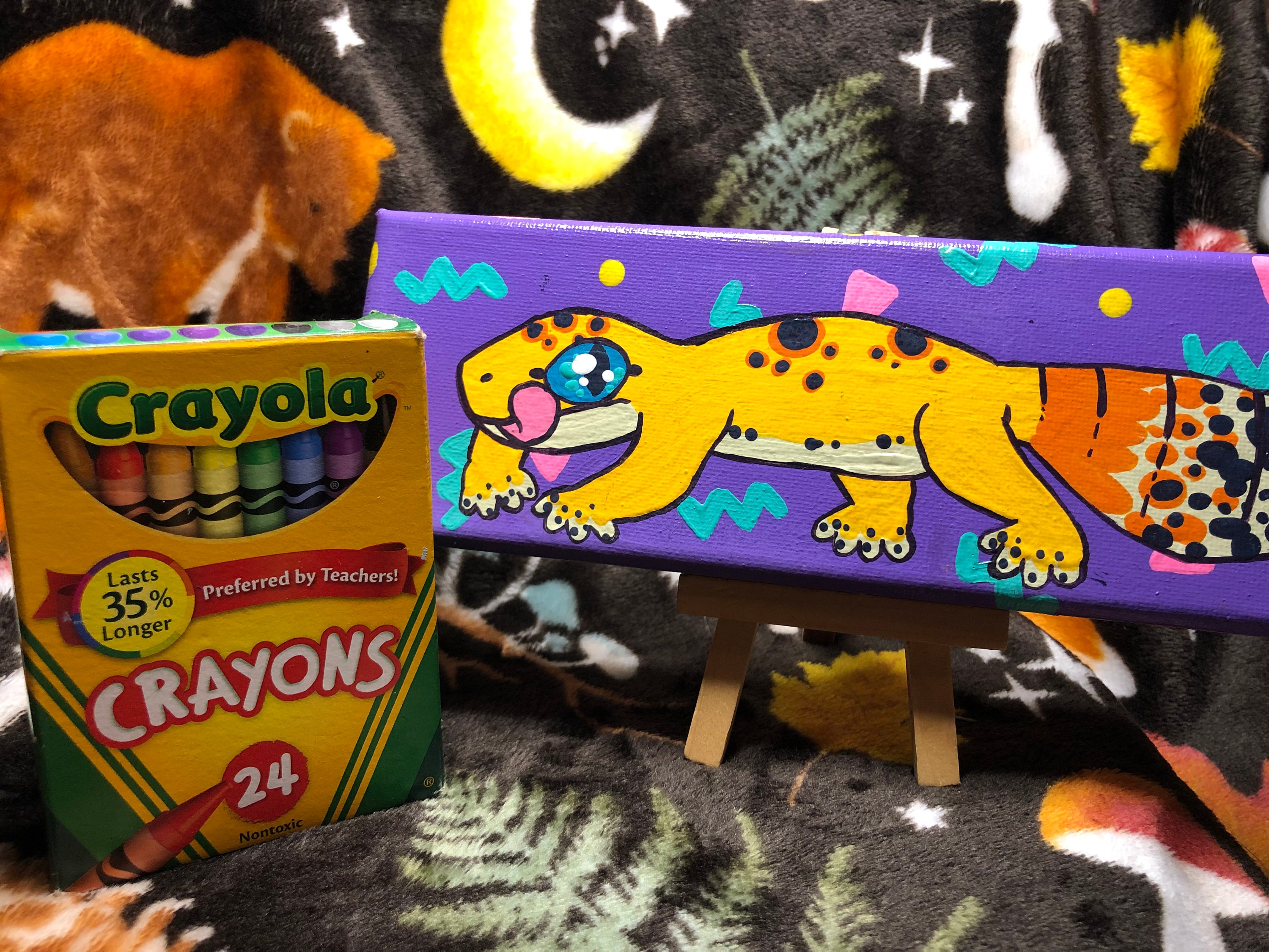 Leopard Gecko Painting - Etsy