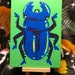 Stag Beetle Painting - Etsy