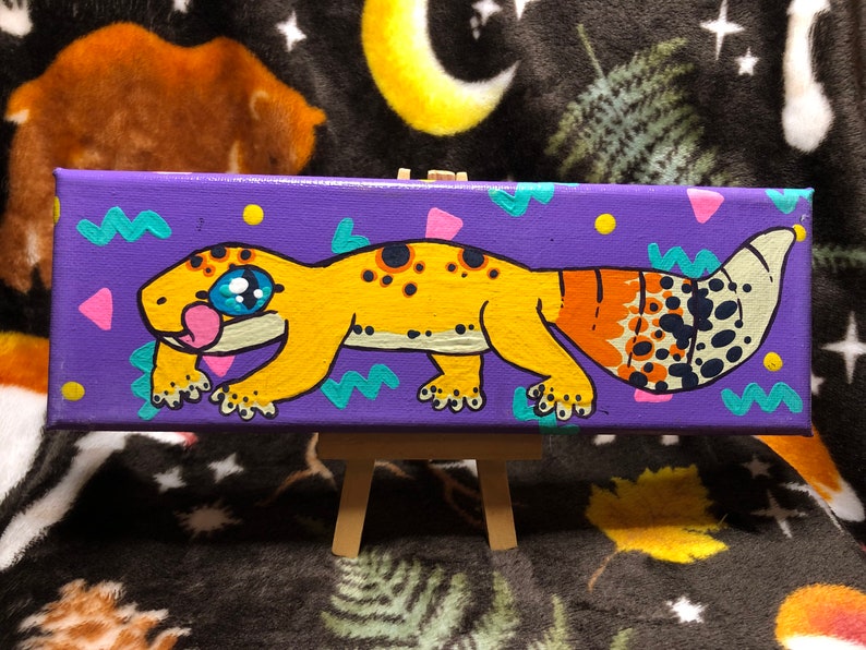 Leopard Gecko Painting - Etsy