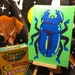 Stag Beetle Painting - Etsy
