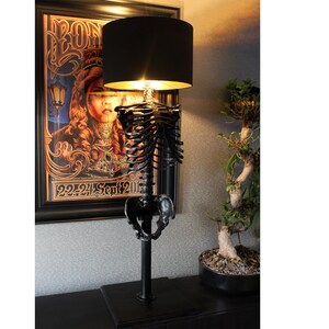 Skeleton Floor Lamp Gothic Home Decor Handmade by the - Etsy