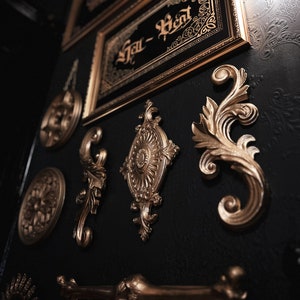 Baroque Plaque REIGN Gothic Gallery Wall Gothic Decor Handmade by ...