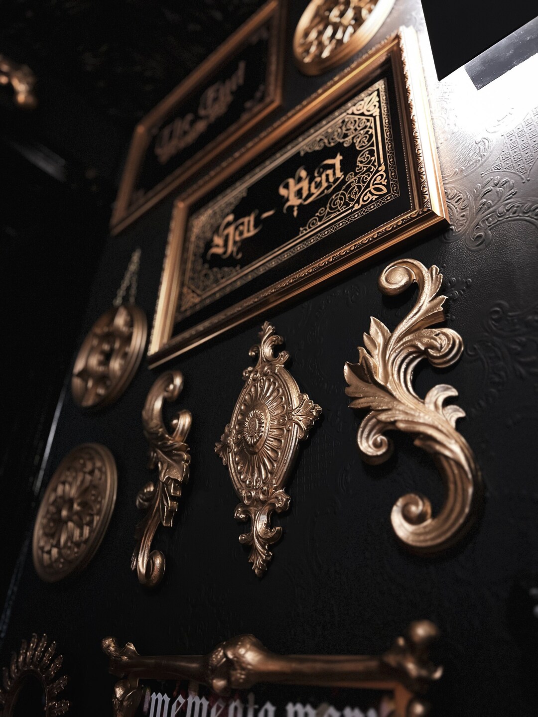 Baroque Plaque REIGN Gothic Gallery Wall Gothic Decor Handmade by ...