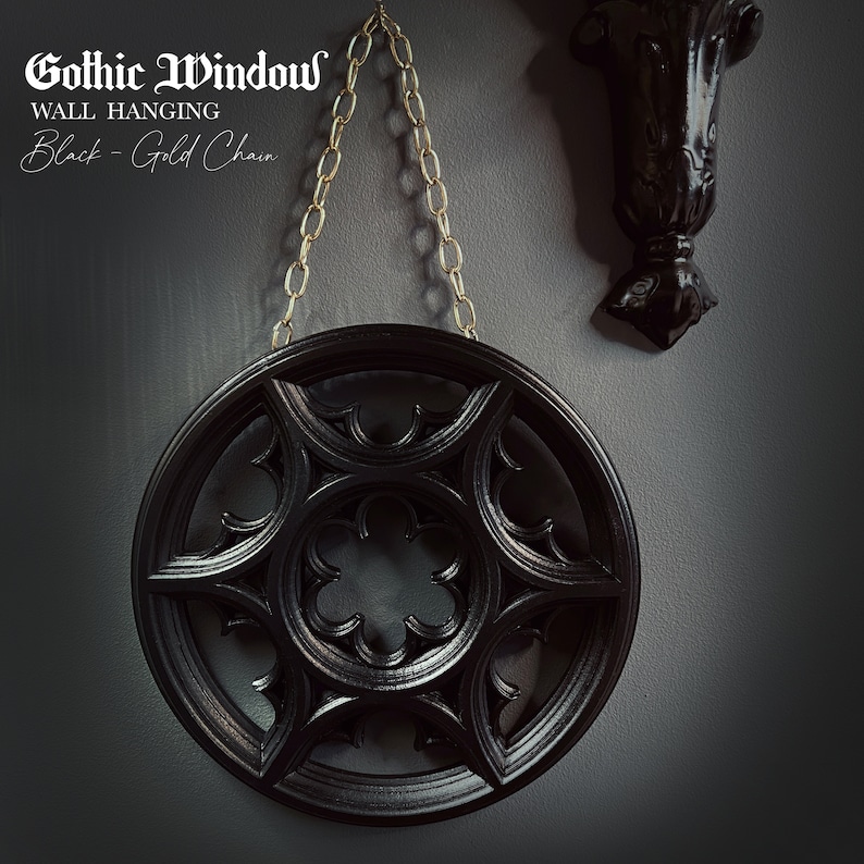 CORNELIUS Gothic Window Wall Hanging Gothic Wall Decor - Etsy