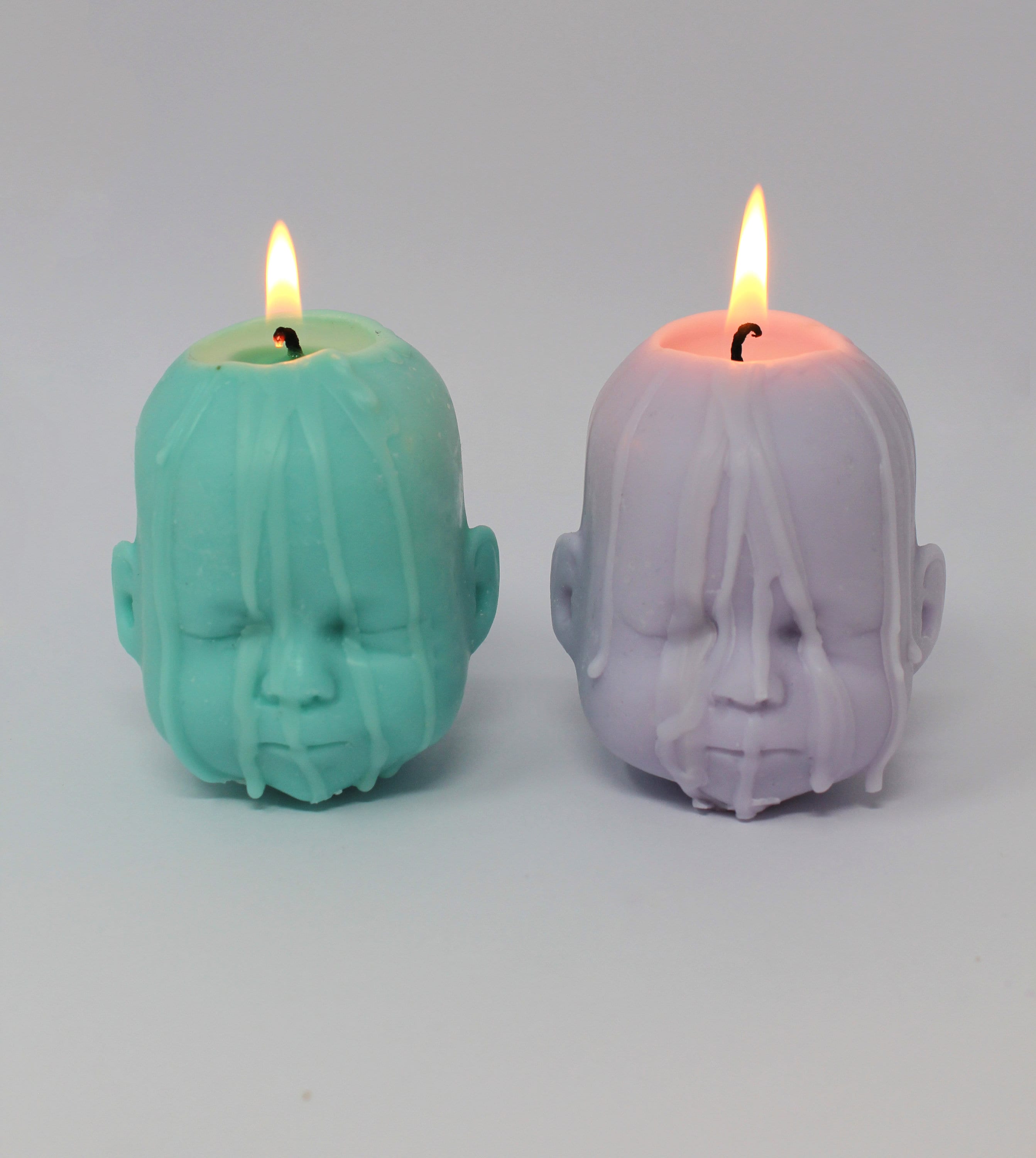 Baby Doll Head Candle Handmade by the Blackened Teeth | Etsy UK