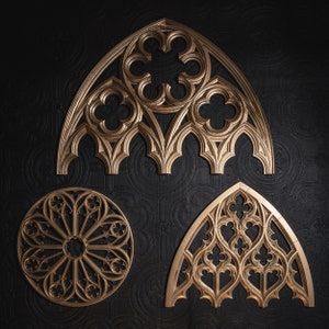 Oculus - Gothic Window Wall Hanging | Gothic Wall Decor | Handmade by ...