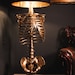 Skeleton Floor Lamp | Gothic Home Decor | Handmade by the Blackened ...