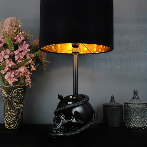 Skeleton Floor Lamp Gothic Home Decor Handmade by the - Etsy Canada