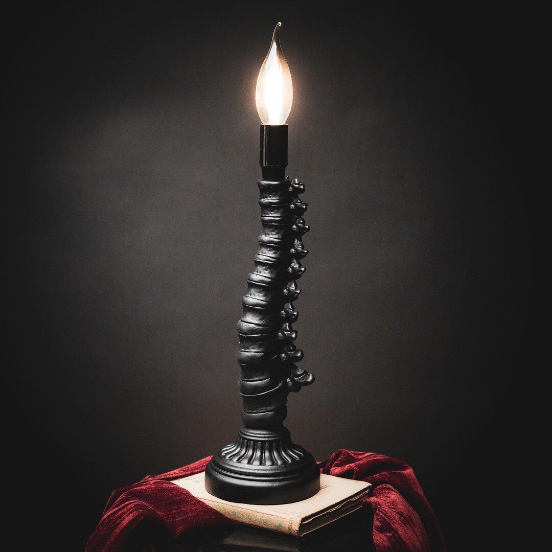 Spine Desk Lamp | Anatomy Lamp | Gothic Lamp | Gothic Home Decor ...