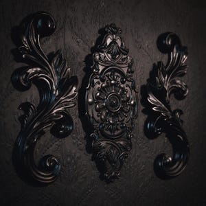 Baroque Plaque - REIGN | Gothic Gallery Wall | Gothic Decor | Handmade ...