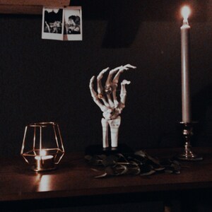 Skeleton Ring Holder Gothic Jewellery Stand Ring Tree by - Etsy