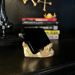 Gothic Jaw Phone Holder | Human Jaw Replica | Handmade by the Blackened ...