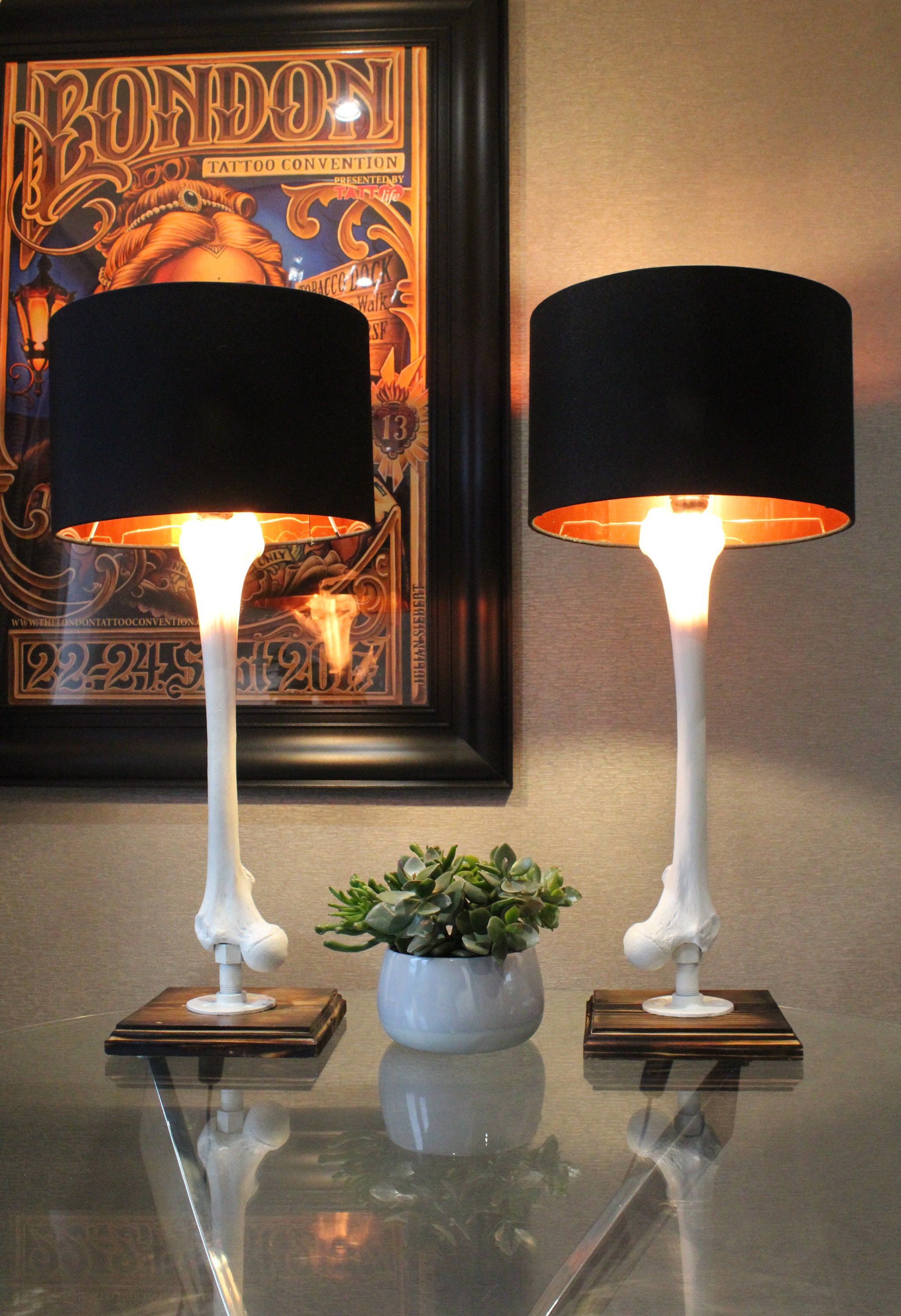 The Faux Femur Bone Lamp | Gothic Table Lamp | Gothic Home Decor ...