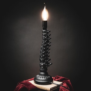 Spine Desk Lamp | Anatomy Lamp | Gothic Lamp | Gothic Home Decor ...
