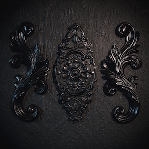 Baroque Plaque - REIGN | Gothic Gallery Wall | Gothic Decor | Handmade ...
