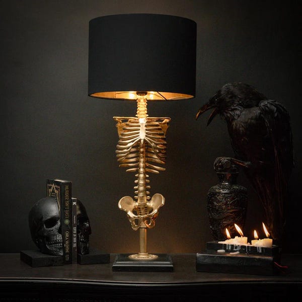 Skull Lamp - Etsy