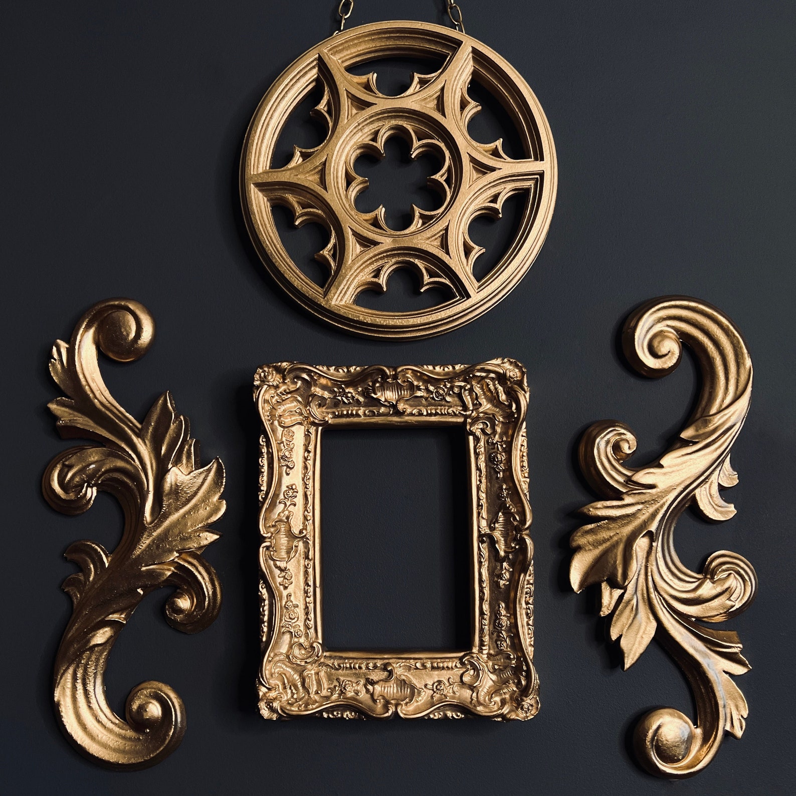 Gothic Filigree Wall Decor Gothic Gallery Wall Handmade by - Etsy