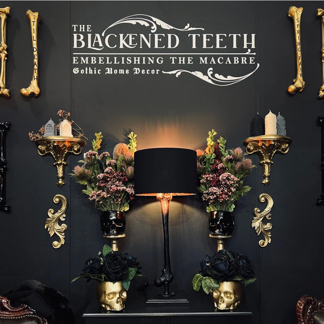 The Faux Femur Bone Lamp | Gothic Table Lamp | Gothic Home Decor ...