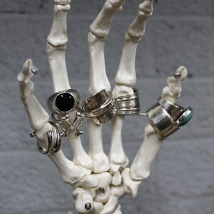 Skeleton Ring Holder Gothic Jewellery Stand Ring Tree by - Etsy