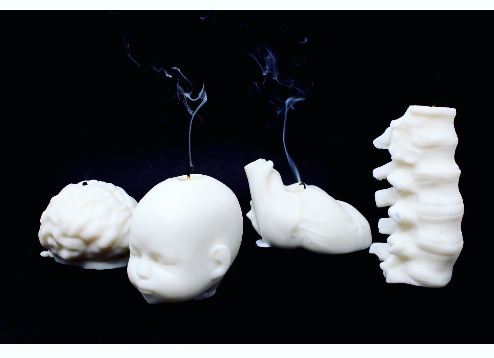Baby Doll Head Candle Handmade by the Blackened Teeth - Etsy Canada