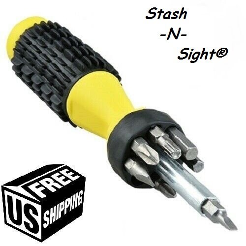 Screwdriver Secret Stash Safe-Hidden Compartment For Hiding Valuables