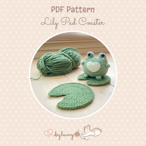 Lily Pad Coaster Crochet Pattern DIGITAL PDF FILE - Etsy