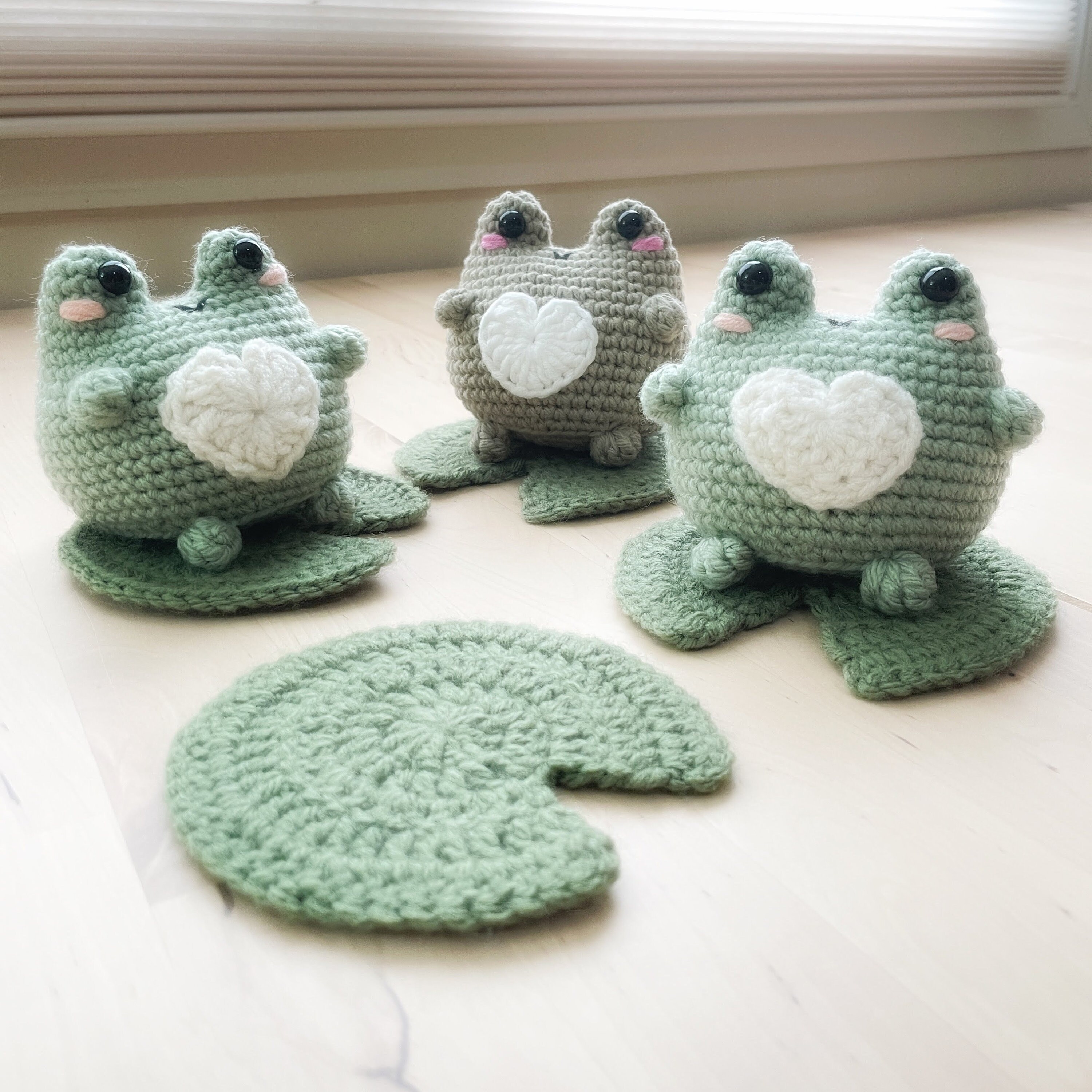 Lily Pad Coaster Crochet Pattern DIGITAL PDF FILE - Etsy